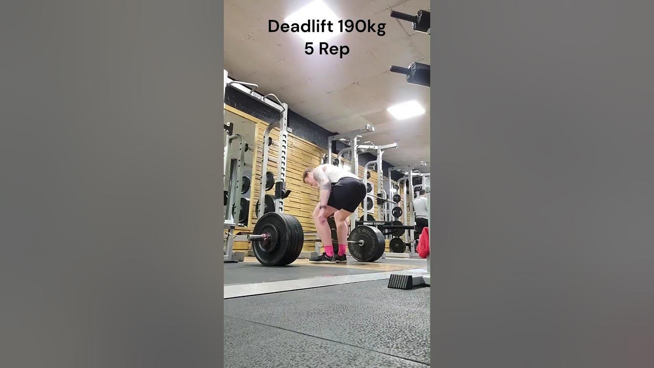 Week 3: Squat 175kg x 5, Deadlift 190kg x 5, Bench Press 120kg x 1, Pendlay Row 125kg x 5 - YouTube