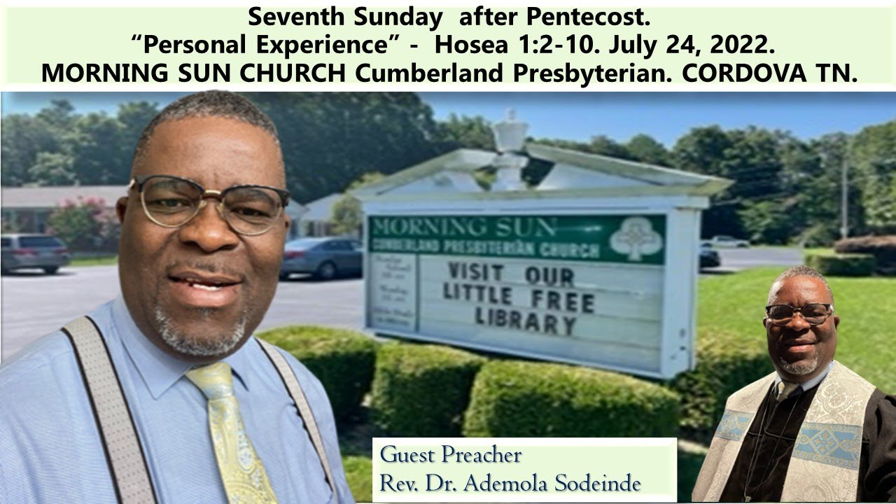 Morning Sun Church July 24th, 2022 - YouTube