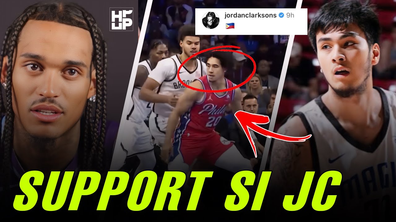 SUPORTADO NI Jordan Clarkson ang Pinoy NBA player! Proud Filipino! Kai ...