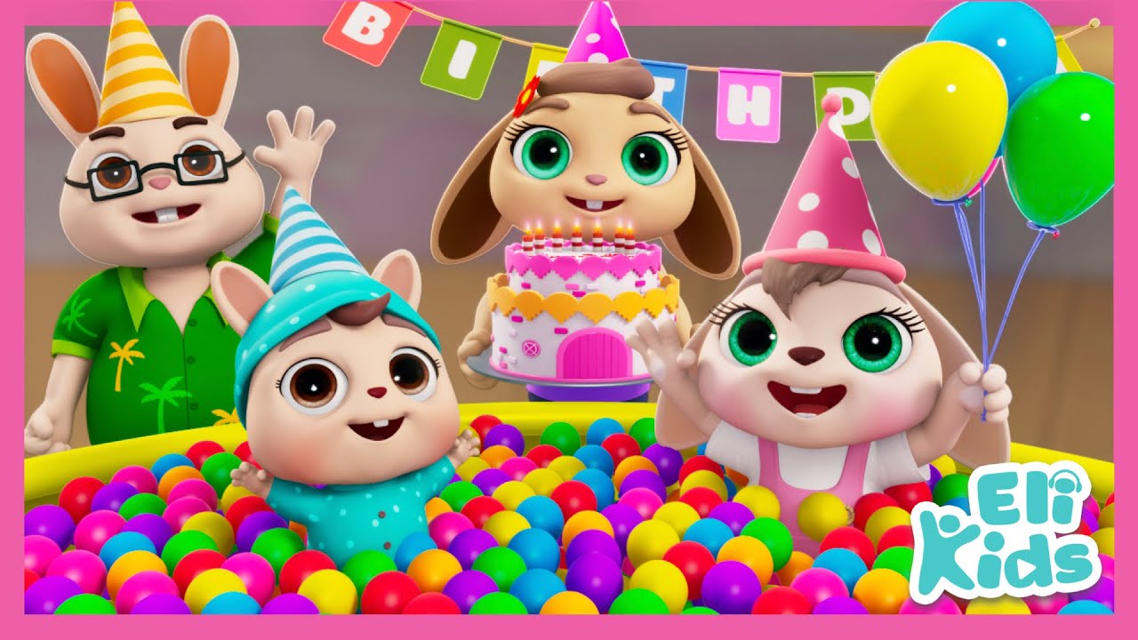 MEGA Birthday Party Fun | Ball Pit, Piñata, Magic Show +More | Eli Kids ...