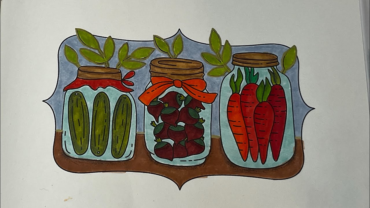 Color with me in hello beautiful fall by Jen Racine - YouTube