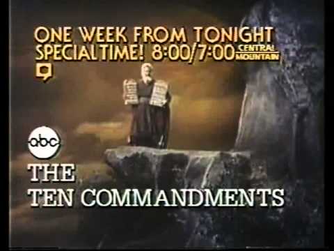 ABC The Ten Commandments Promo 4/19/81 - YouTube
