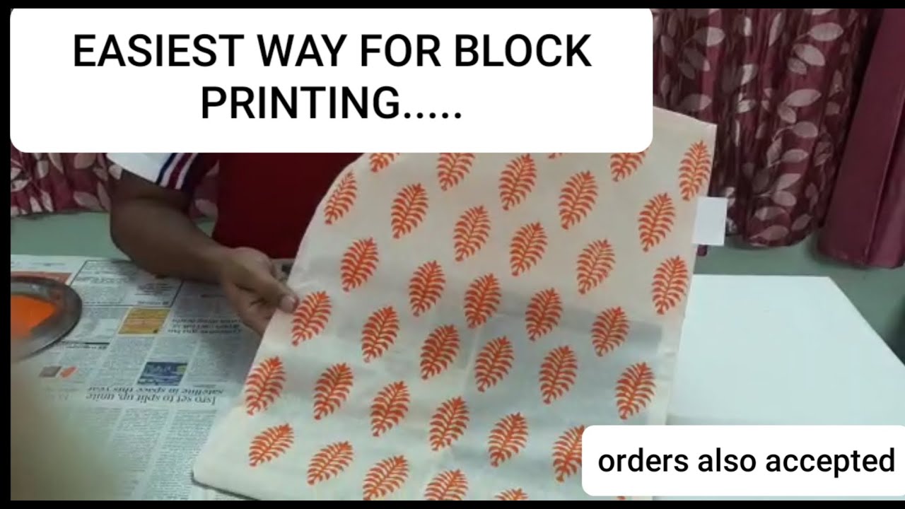 BLOCK PRINTING FOR BEGINNERS - YouTube