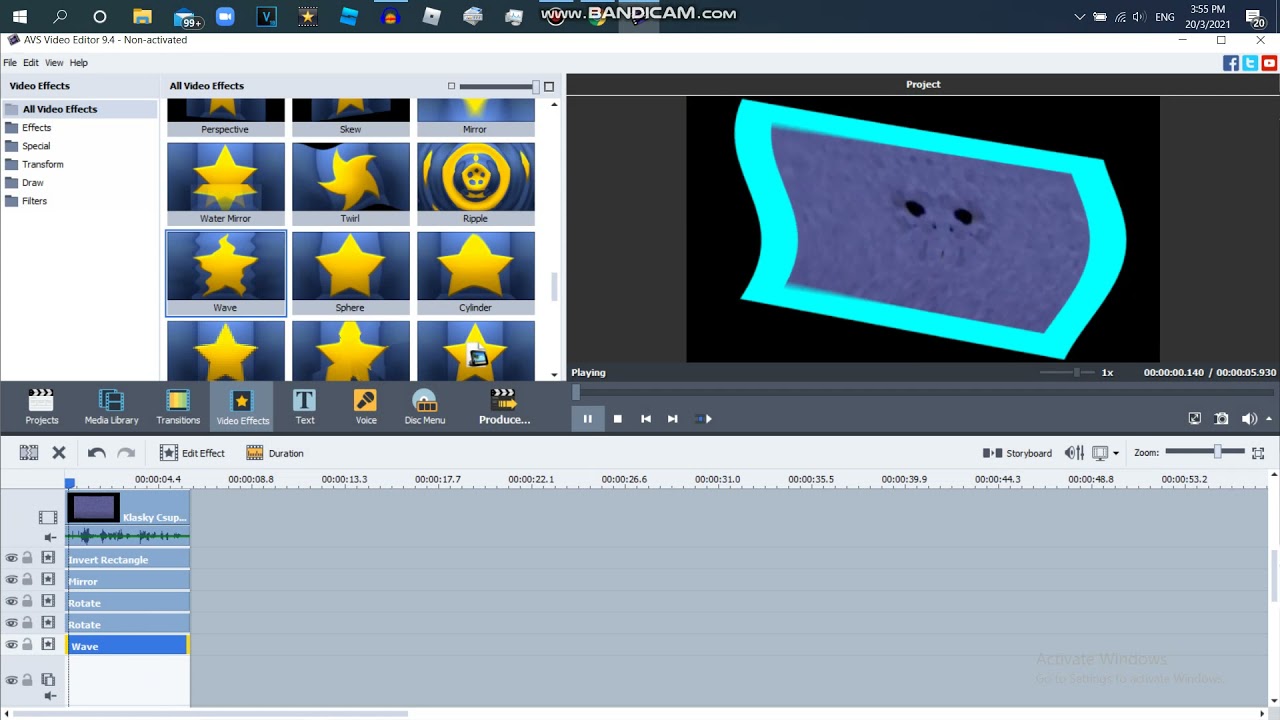 How to Make Reverse Echo Wave Spin On AVS - YouTube