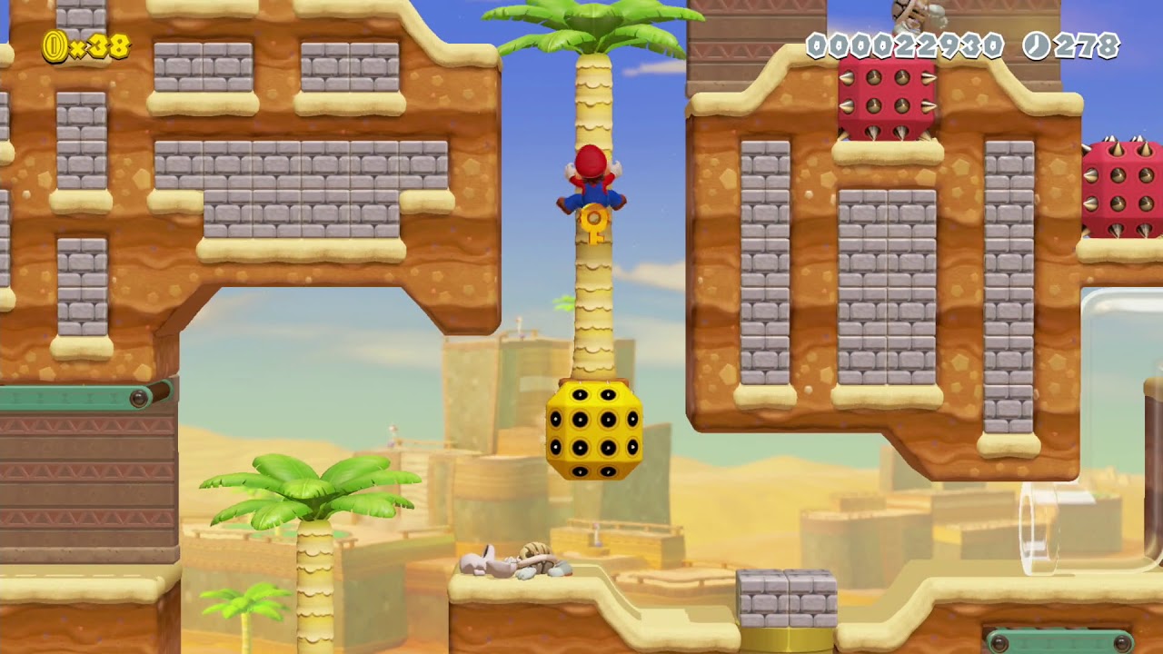 Parched Colossal Desert by Markey97 - Super Mario Maker 2 - No ...