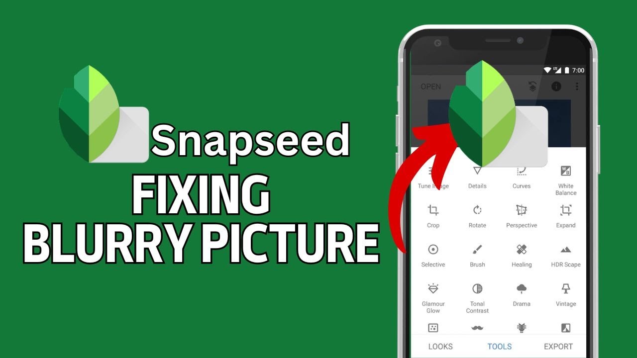 How to Fix Blurry Picture in Snapseed 2024? - YouTube