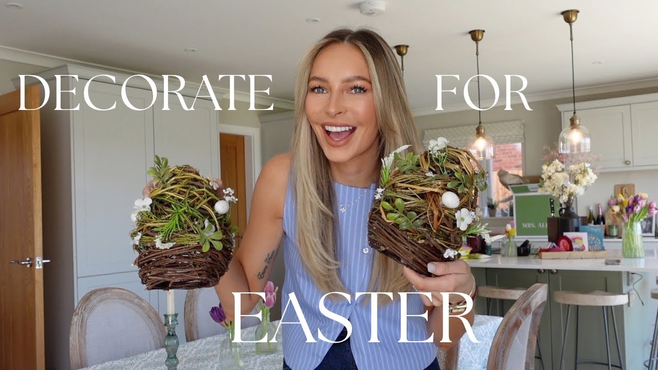 Antiques & Homesense shopping, new in my wardrobe & decorate for Easter ...