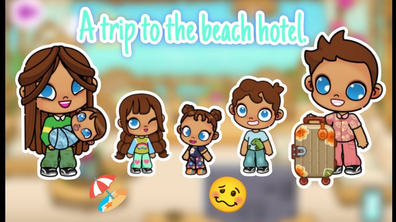 A trip to the beach hotel. *we almost missed our flight😫* *with voice ...