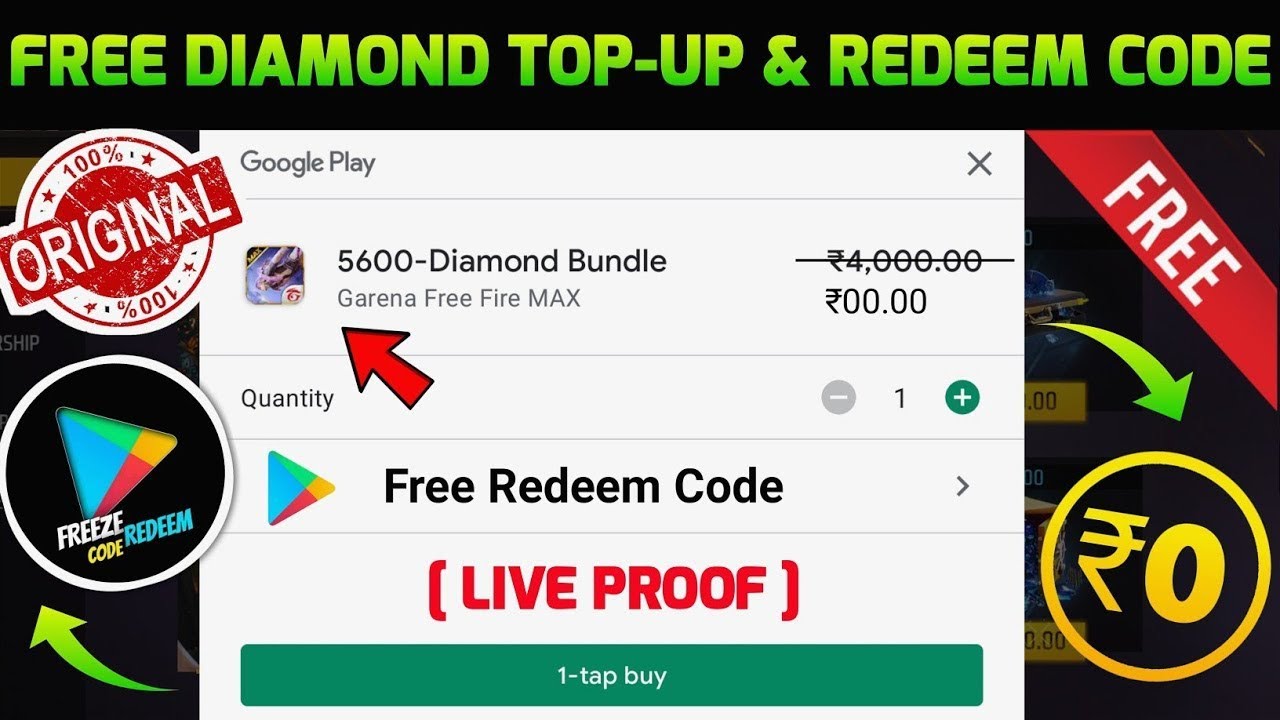 new bug trick ഫ്രീയായി daimonds കിട്ടും 🤩 | ( live proof ) | how to get ...