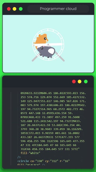 🐹🌀 Cool Hamster Spin Animation With HTML CSS JS - YouTube
