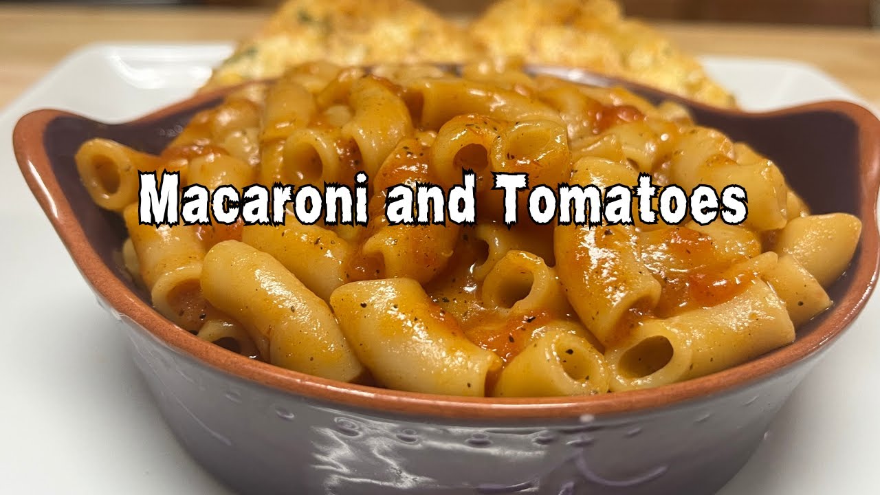 The BEST Stewed Tomatoes and Macaroni Recipe You'll Ever Taste - YouTube