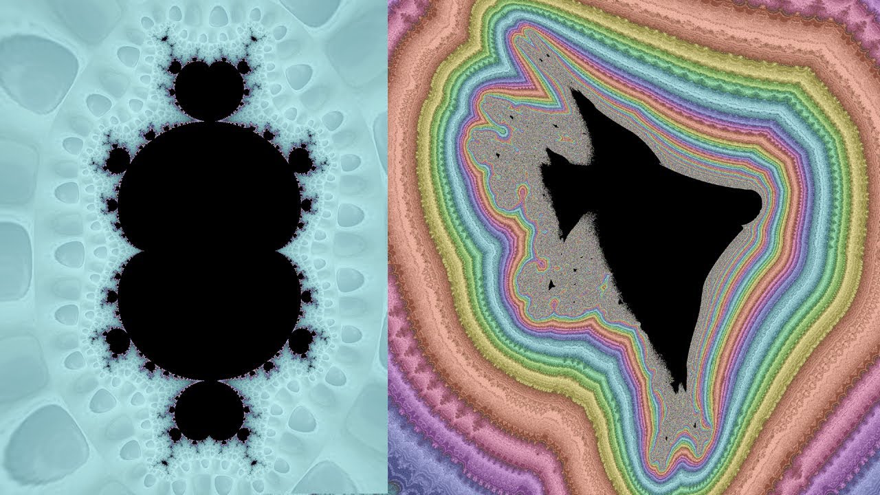 Mandelbrot Power 3 to Burning Ship - Fractal Zoom - YouTube