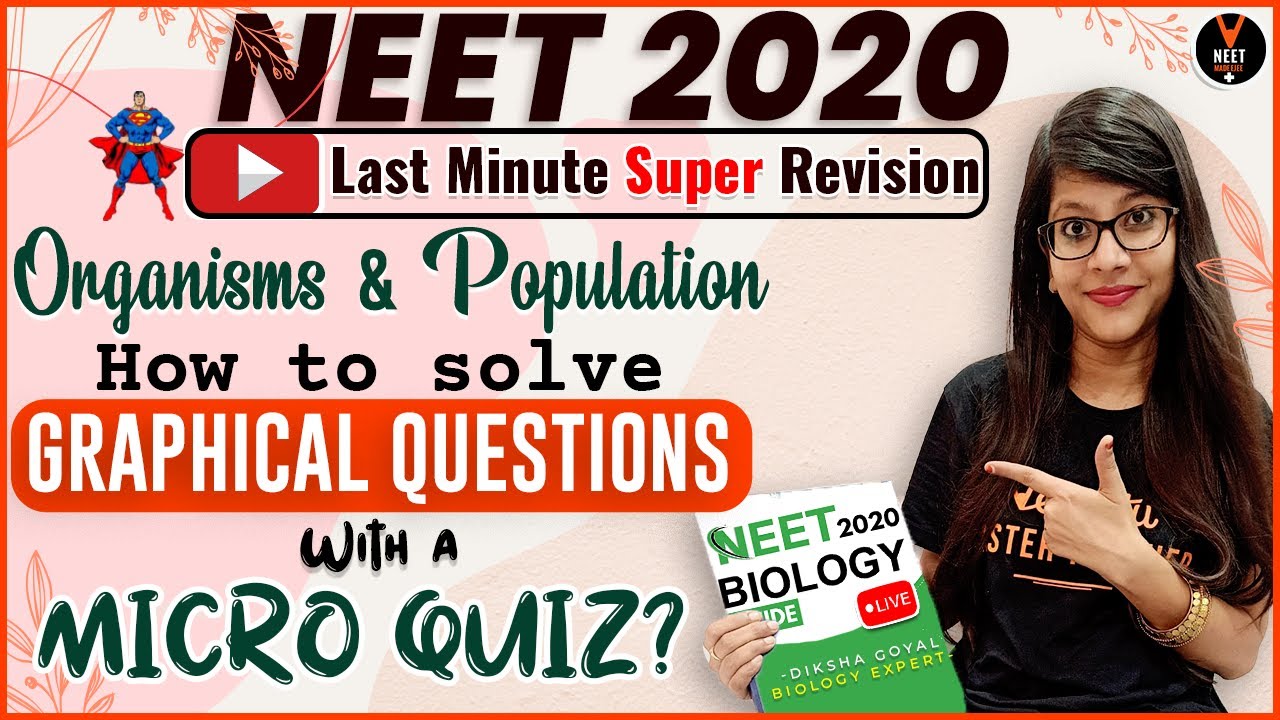 Organisms and Populations | How to solve GRAPHICAL Questions | NEET ...