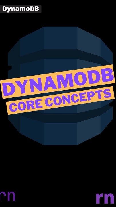 Amazon Dynamodb Core Concepts Learn Dynamodb Shorts Youtube 6958