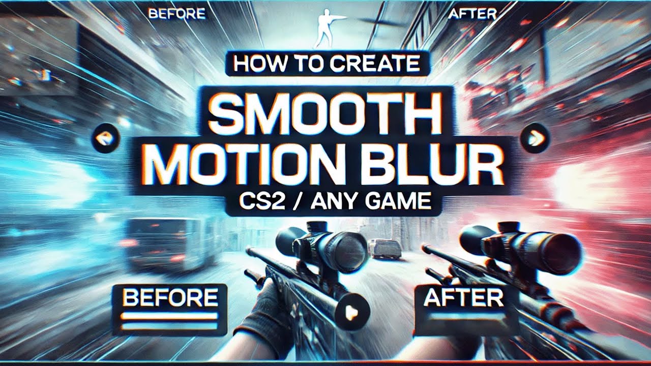 how to create smooth MOTION BLUR videos (cs2 / any game) - YouTube