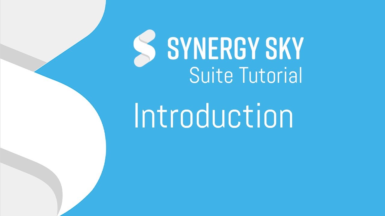 Synergy SKY Management Suite Tutorial | Introduction - YouTube