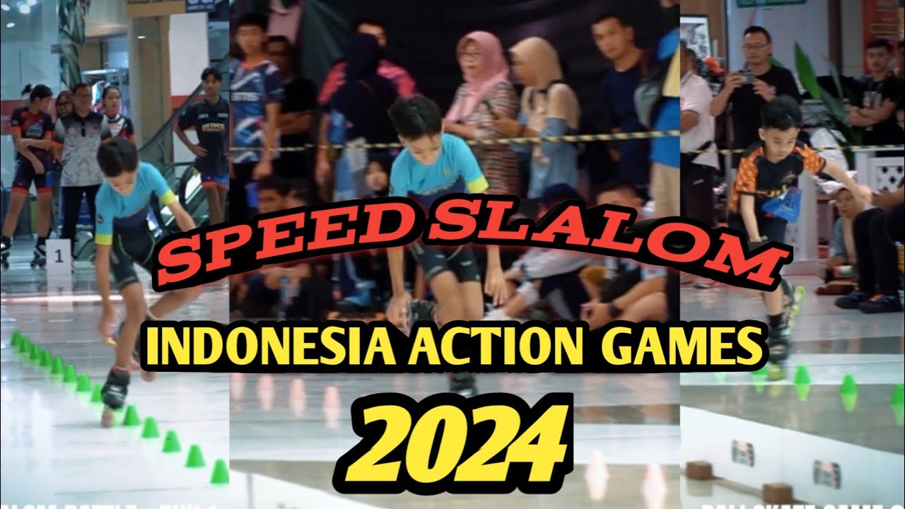 INDONESIA ACTION GAMES BALI 2024,,GOLD MEDAL SPEED SLALOM JUNIOR MEN ...