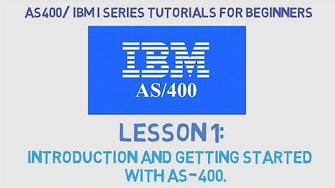 As-400/ IBM i series Tutorial for Beginners to Advance. - YouTube