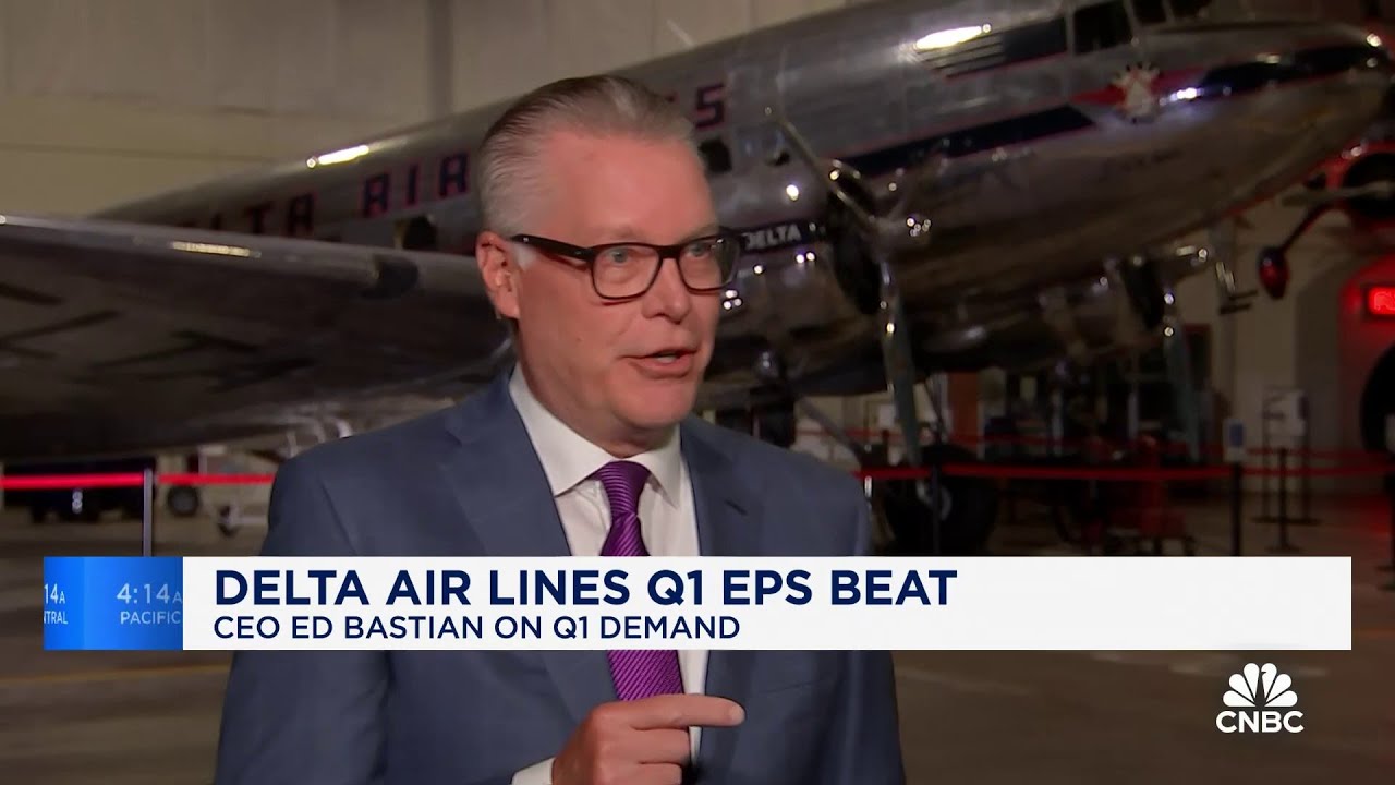 Delta Air Lines CEO Ed Bastian on Q1 EPS beat: There's more opportunity ...
