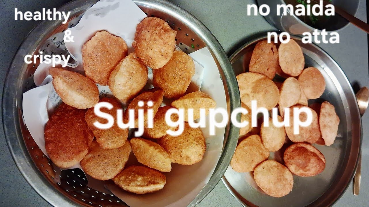 Suji gupchup || no maida no atta || Street style gupchup at home with ...