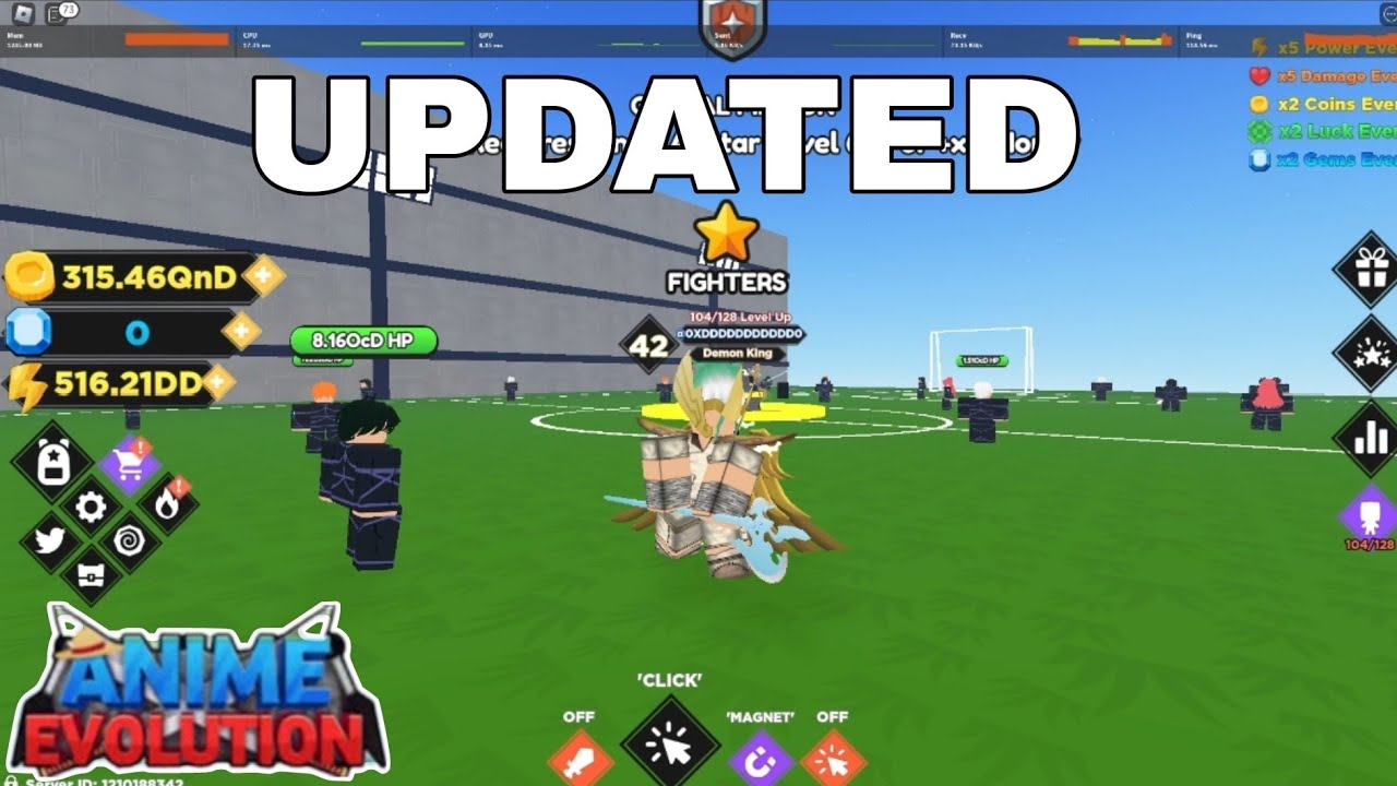 ROBLOX: Anime Evolution Simulator อัตเดต12ใหม่ เพื่มมา6เกาะ มีสกุนเงิน ...