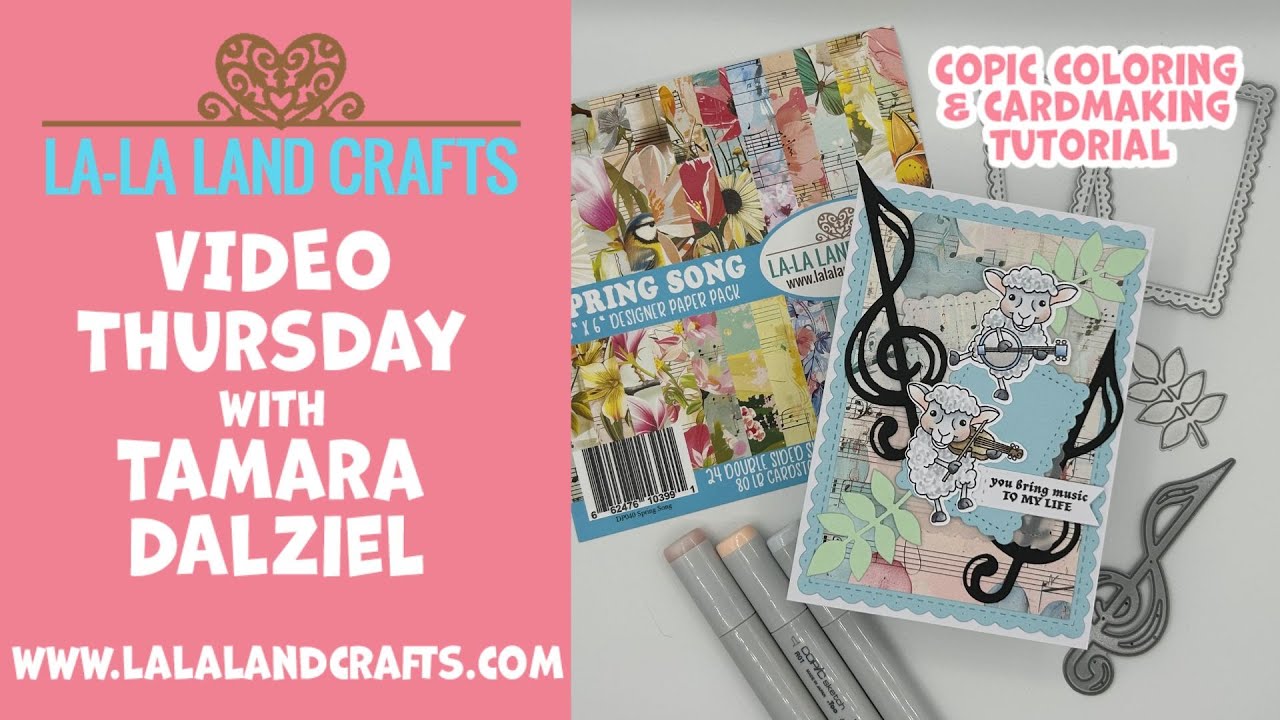 Super Quick & Easy Card Making Tutorial using Music is Life - YouTube