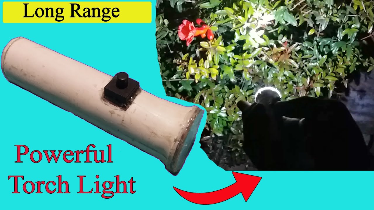Make Amazing Flashlight With PVC Pipe - YouTube