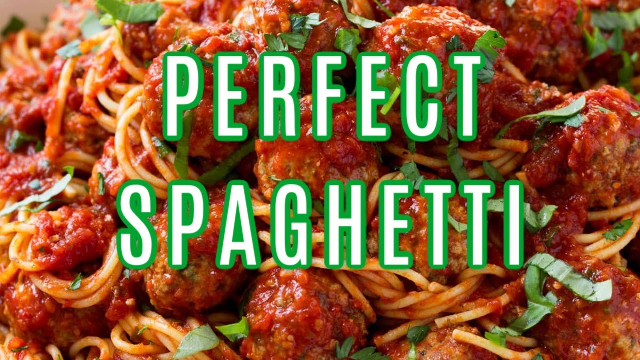 HOW TO MAKE PERFECT SPAGHETTI - YouTube