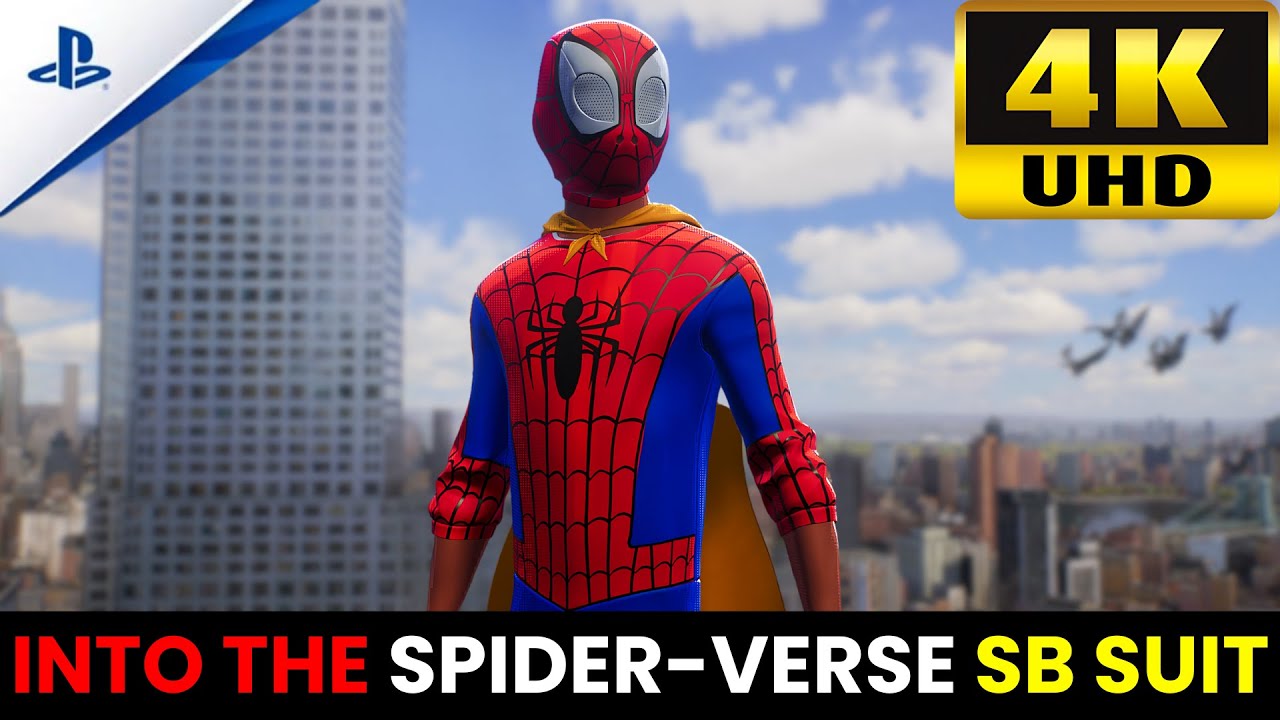 Spider Man 2 (PS5) Into the Spider Verse SB Suit Gameplay | Free Roam ...