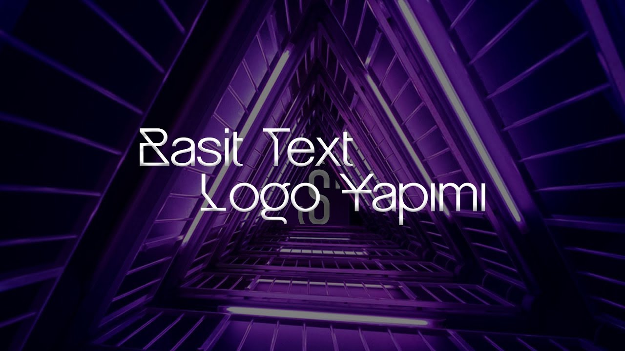 Basit Text Logo Yapımı - YouTube