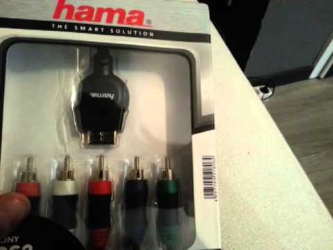 Unboxing cable YUV - YouTube