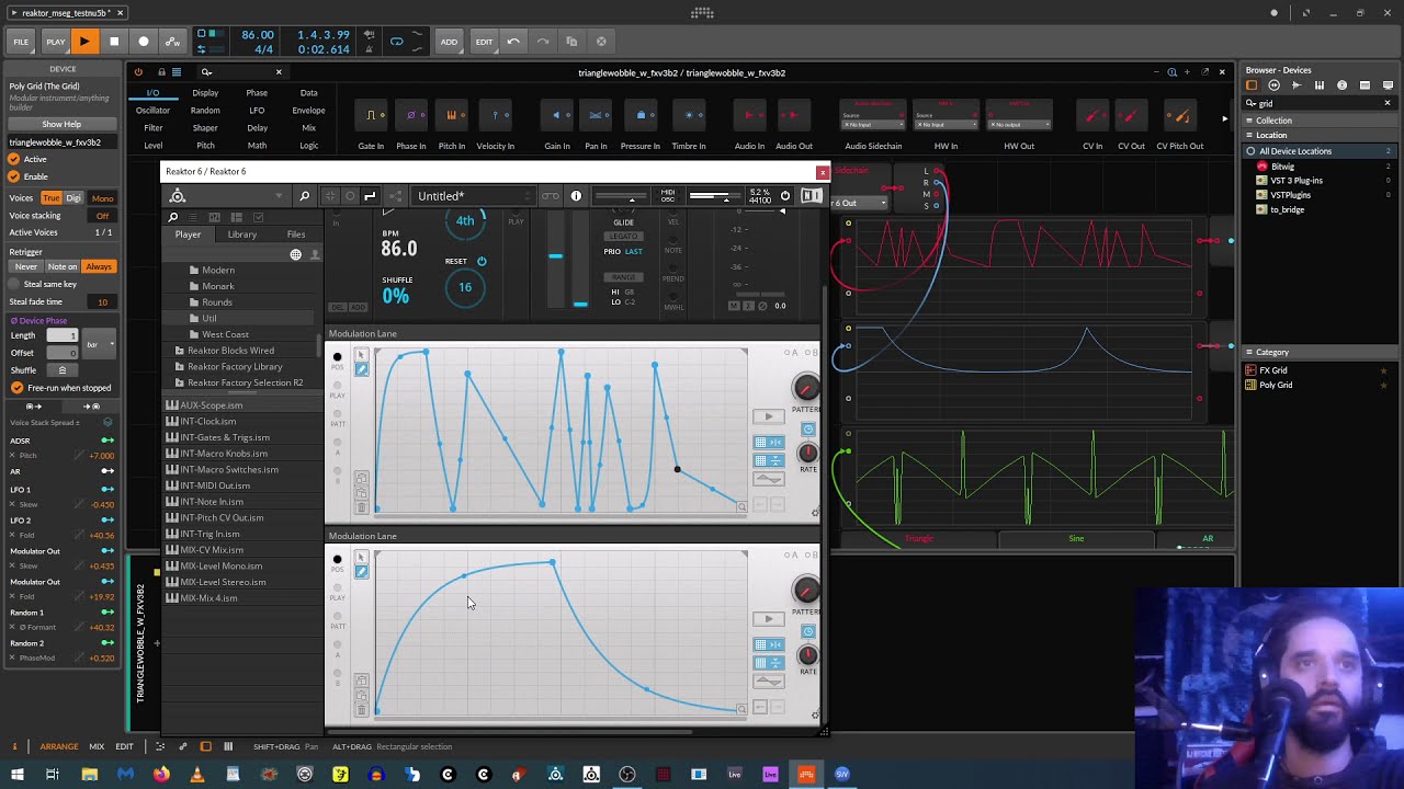 How to use Reaktor Blocks multistage envelope generators in The Grid to ...