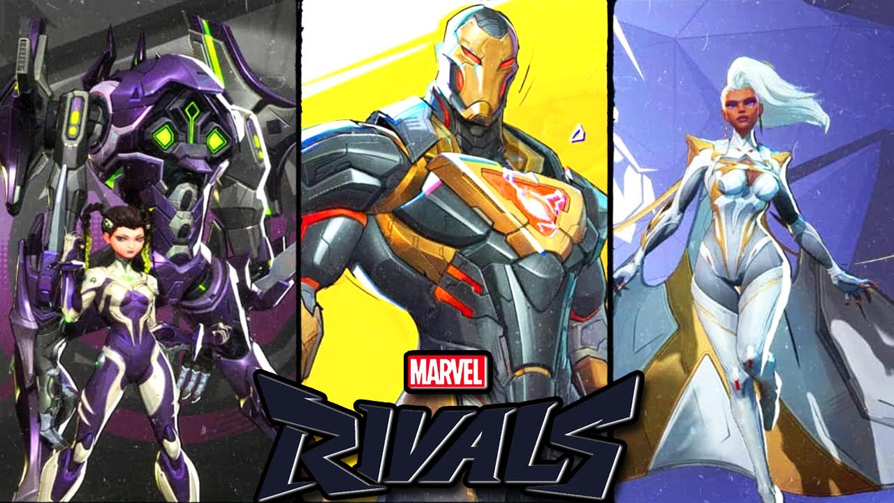 Marvel Rivals - All Characters Intros, Skins & Outfits & MVP & Emotes ...