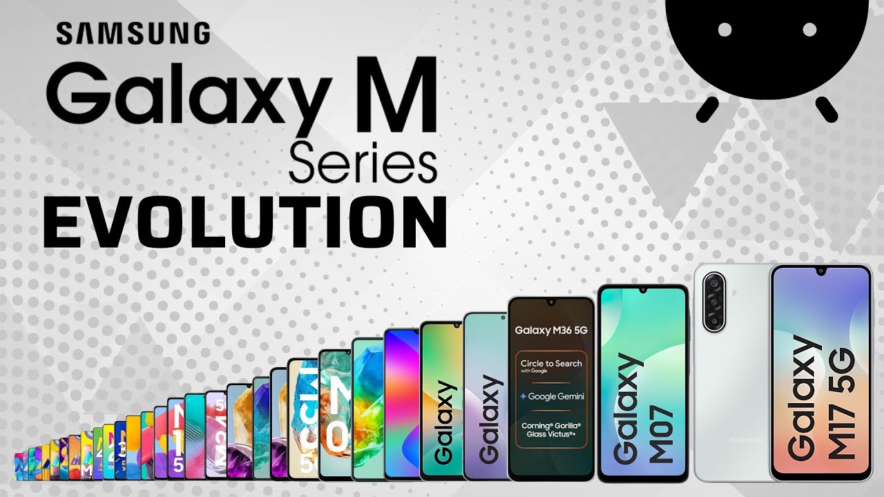 Evolution of Samsung Galaxy M Series - YouTube