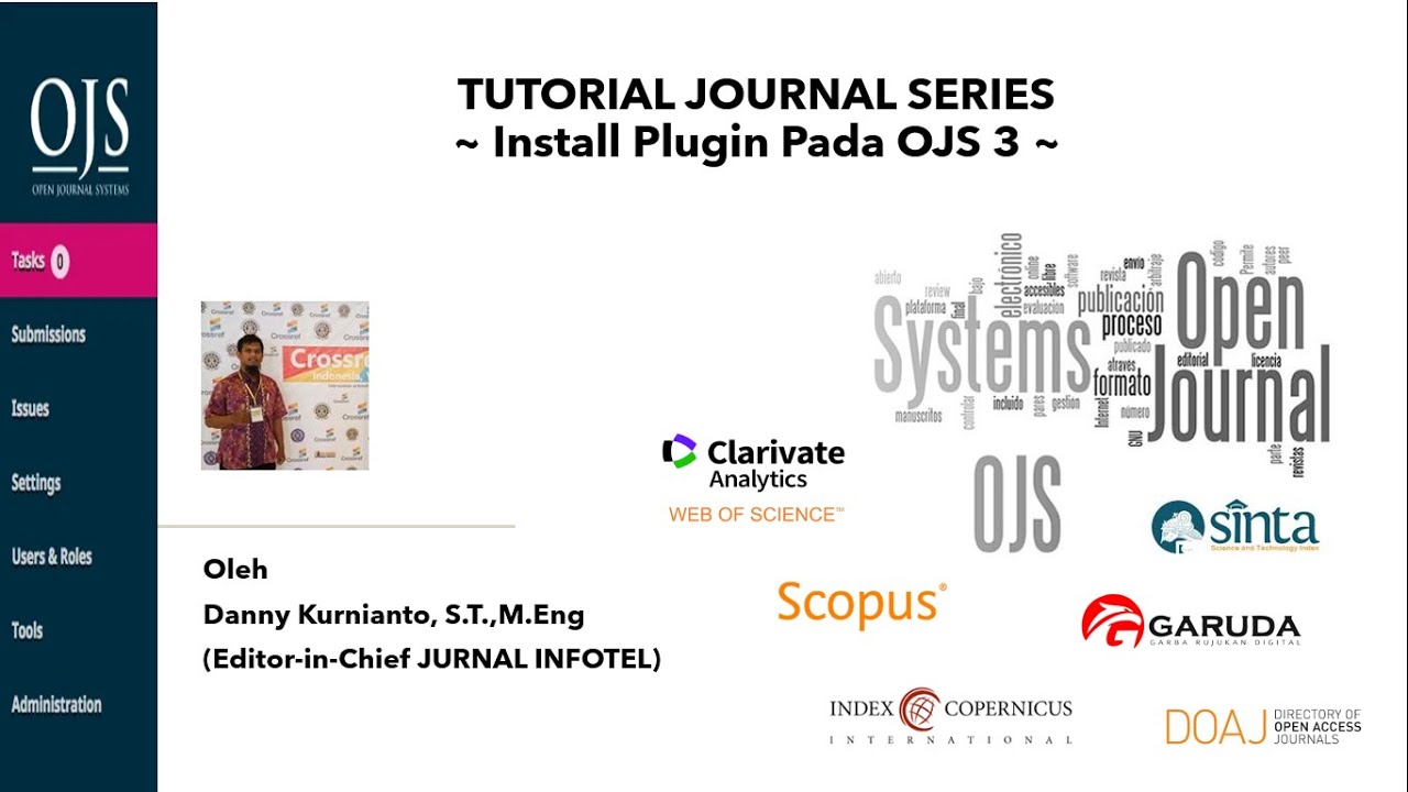 Tutorial Journal Series 3 - Install Plugin di OJS 3 - YouTube
