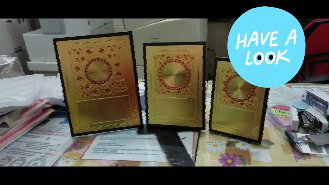 PLAK HADIAH / PENGHARGAAN - YouTube