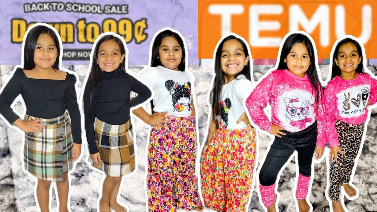 TEMU BACK TO SCHOOL Try on Haul!😍 | Girls Edition, Super Affordable ...