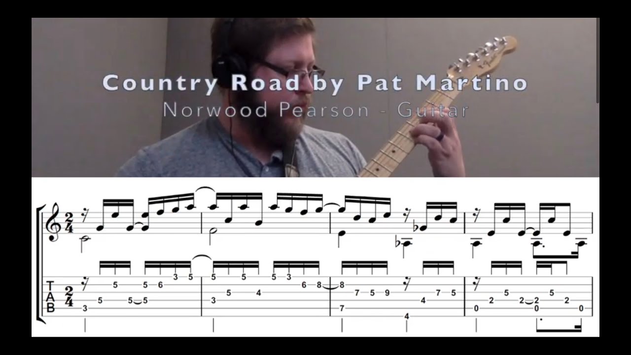 Country Road (Pat Martino Cover) with TAB - YouTube Music