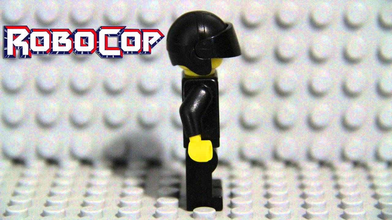 LEGO ROBOCOP CUSTOM MINIFIGURE! - YouTube