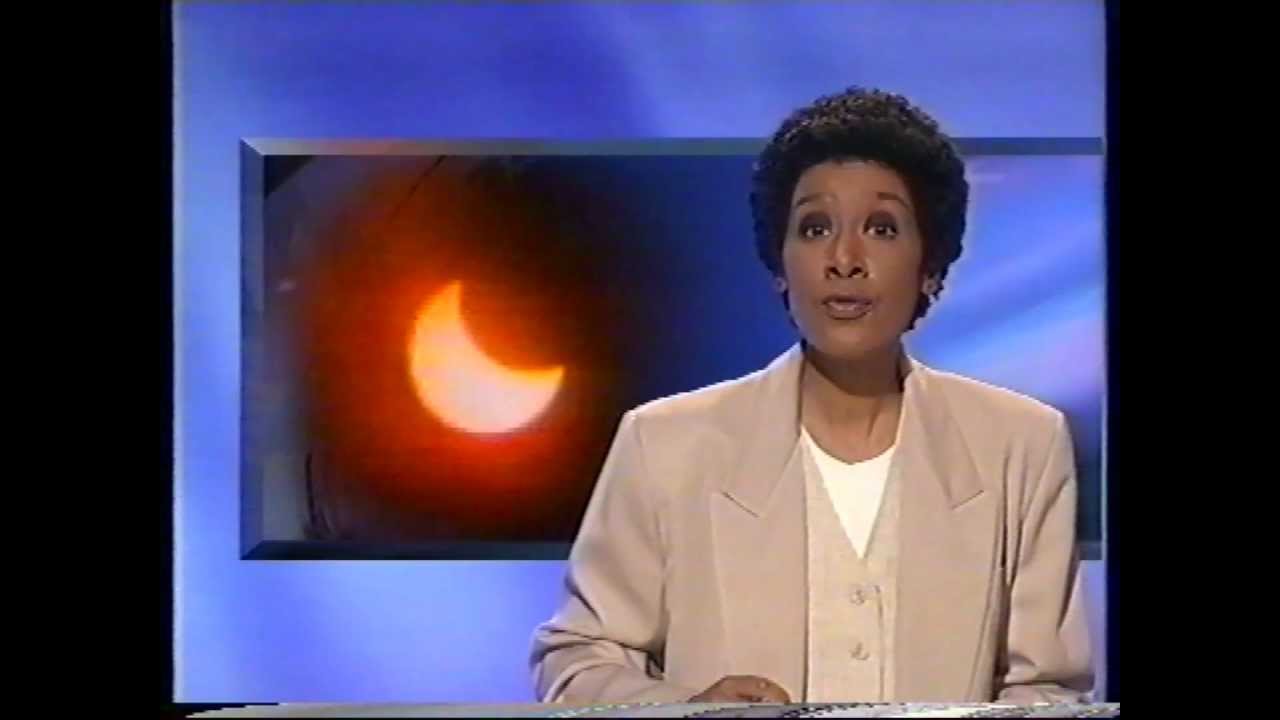 BBC News on 12th October 1996 solar eclipse - YouTube