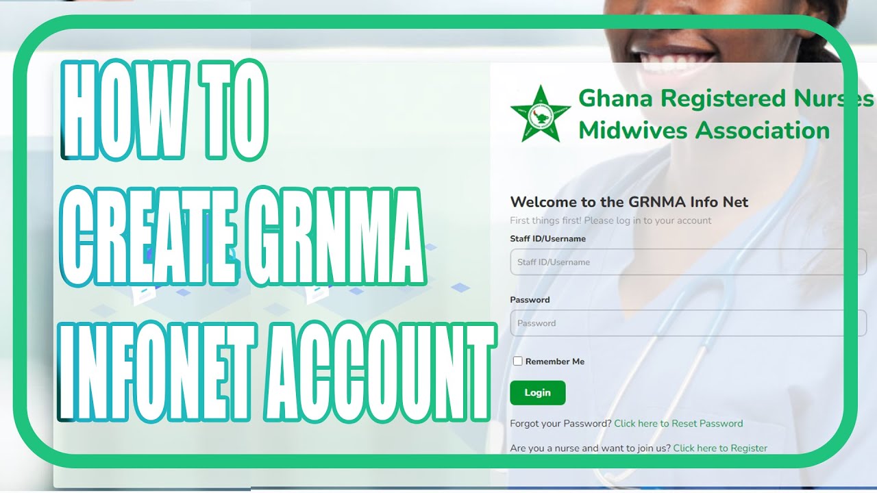 How to Create 'GRNMA INFONET' Username and Password to Update Your Salary Points - Kombian Simon ...
