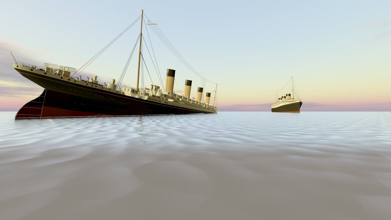 The sinking of the RMS Olympic (Alternate history SFM animation) - YouTube