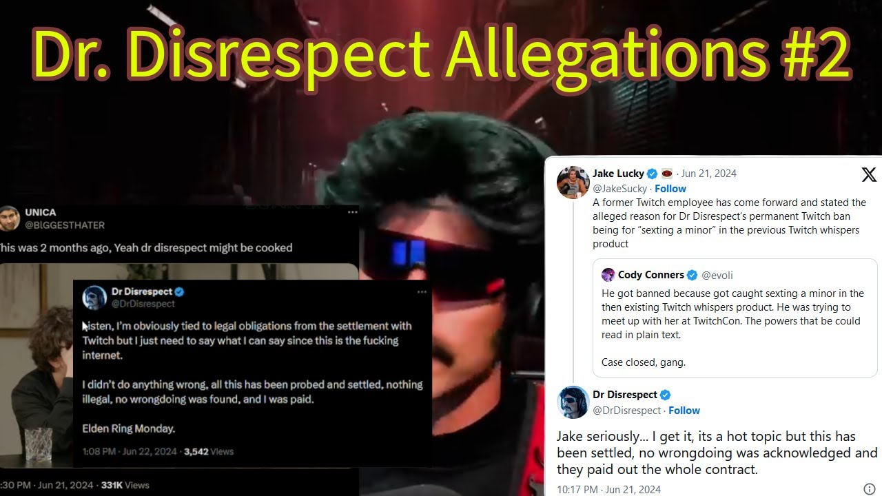 Dr. Disrespect could have still done something wrong and "How to Catch ...
