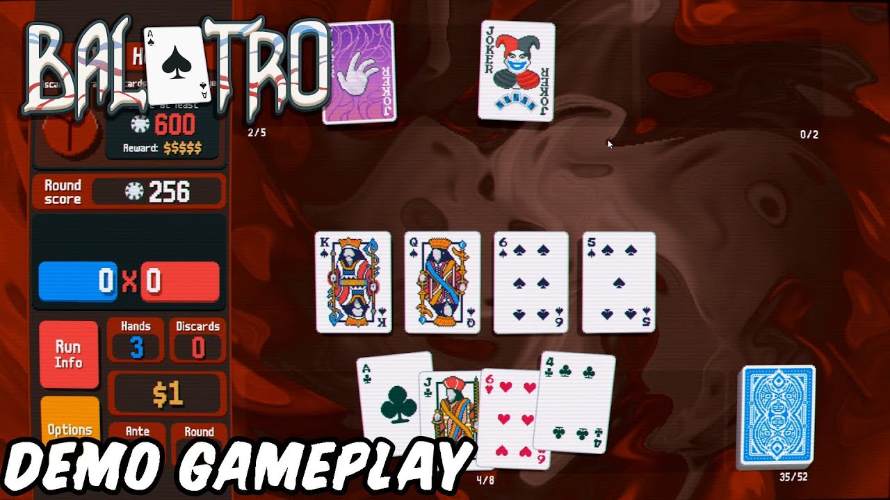 Balatro Demo Gameplay | Steam Next Fest (February 2024) - YouTube