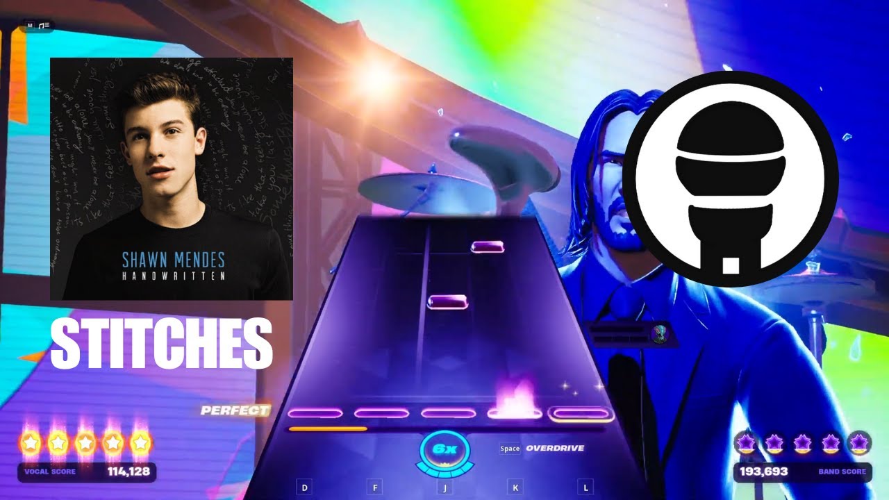 Fortnite Festival - "Stitches" by Shawn Mendes Expert Vocals 100% FC ...
