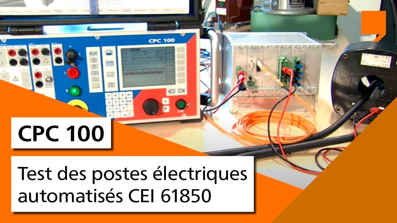 Test des postes électriques automatisés CEI 61850 - YouTube