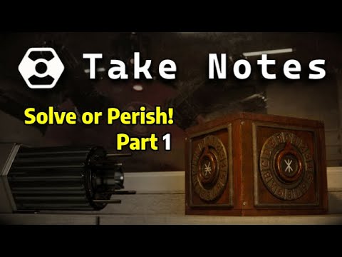 Take Notes Gameplay | Solving Puzzles in a Haunted Research Facility ...