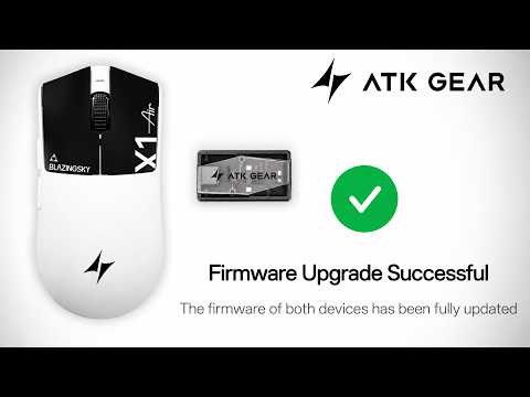 How To Update The Firmware on a ATK Mouse? | ATK X1 Air+