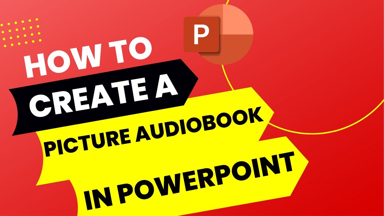 How to create a picture audiobook in PowerPoint - YouTube