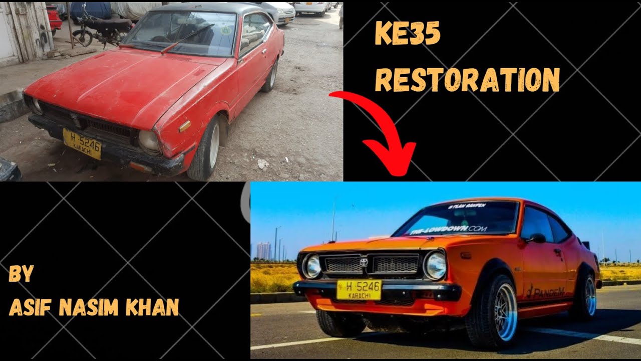 KE35 Restoration - 3SGE Beams - YouTube